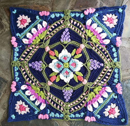 Ravelry: Chrysalis Throw pattern by The Floral Hook