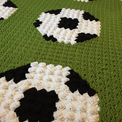 Ravelry: Football C2C Blanket pattern by HookStitch Sew
