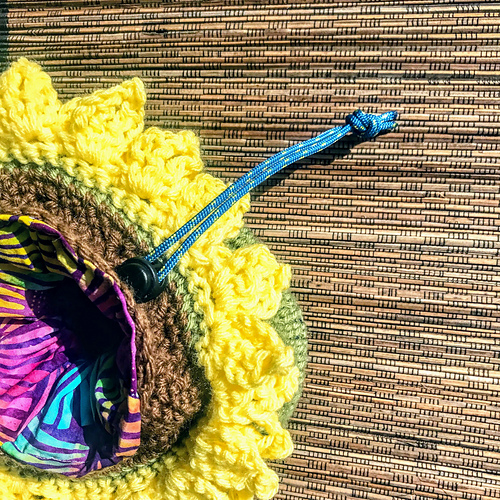 Ravelry: Sunflower Chalk Bucket pattern by Ellie from Hook Yarn Carabiner
