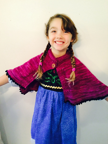 Ravelry: Frozen's Anna Cape pattern by Hope Bell