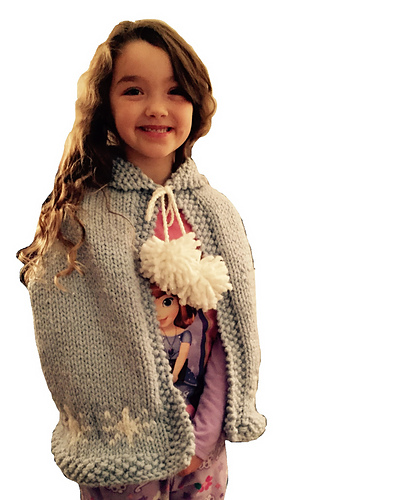 Ravelry: Elsa Frozen Cape pattern by Hope Bell