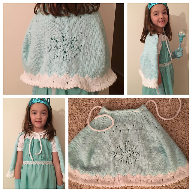 Ravelry: Elsa Frozen Cape #2 pattern by Hope Bell