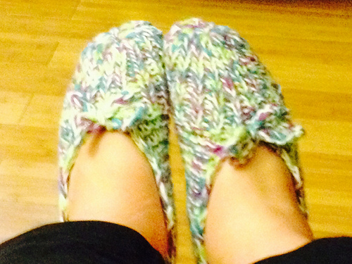 Ravelry: Pixie Slippers #6698P pattern by Mary Maxim