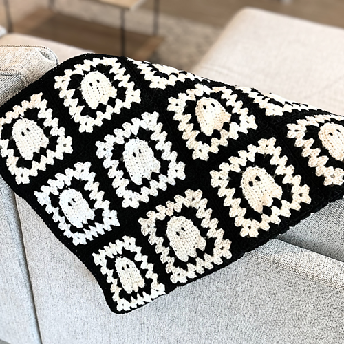 Ravelry: Ghost Granny Square Blanket pattern by Elyse Eades