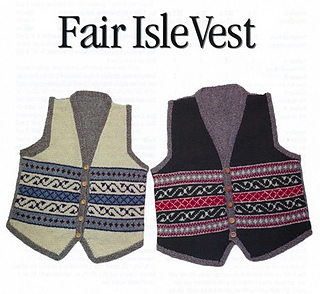 Ravelry: Fair Isle Vest pattern by Briggs & Little