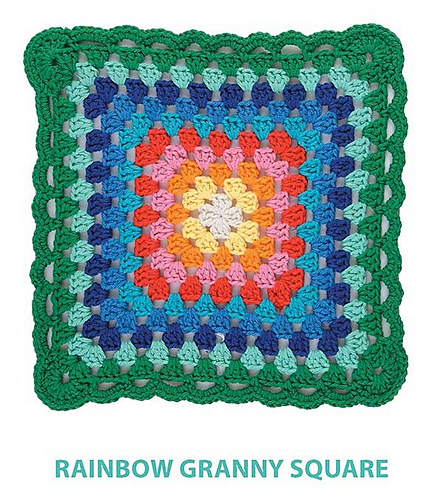 Ravelry: Rainbow Granny Square pattern by Shobha Govindan