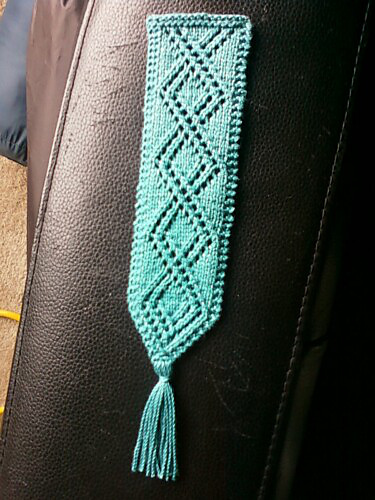 Ravelry: Trellis Lace Bookmark pattern by Leigh Myers