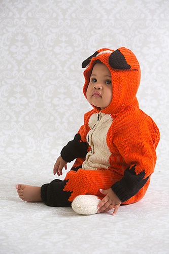 Ravelry: Frankie the Fox Onesie pattern by Amy Gunderson