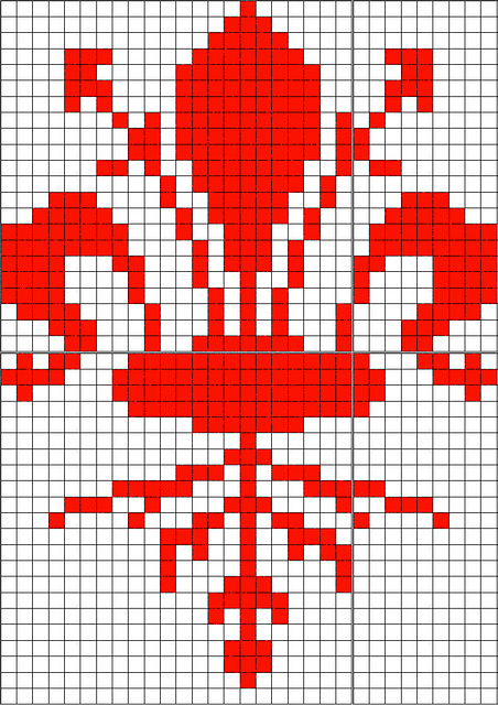 Ravelry: Florence Crest - Fleur de Lis; Giglio bottonato pattern by Iam ...