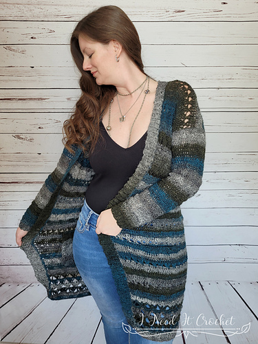 Ravelry: The Crossroads Cardigan pattern by I Need It Crochet