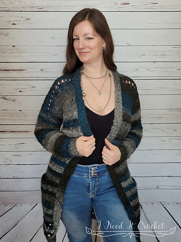 Ravelry: The Crossroads Cardigan pattern by I Need It Crochet