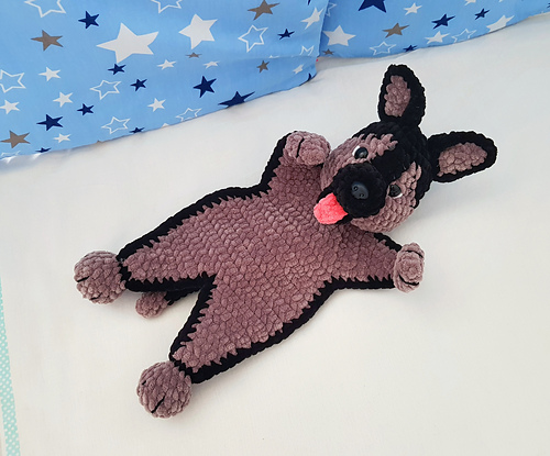 Ravelry: Lovey comforter dog German Shepherd pattern by Sokolova Anastasia
