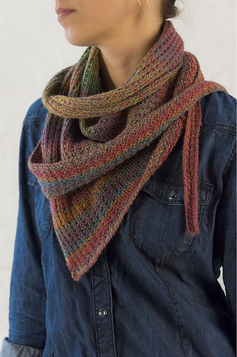 Ravelry: MITO Triangular Shawl pattern by ITO Yarn & Design
