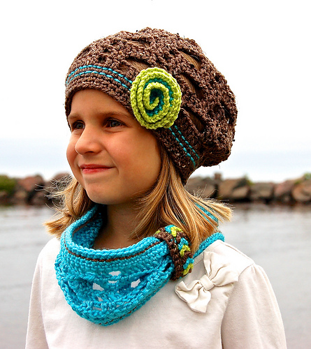 Ravelry: "Diagonal Chevron" Slouch pattern by Jennifer Renaud