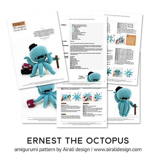 Ravelry: Ernest the Octopus pattern by Ilaria Caliri (aka airali)