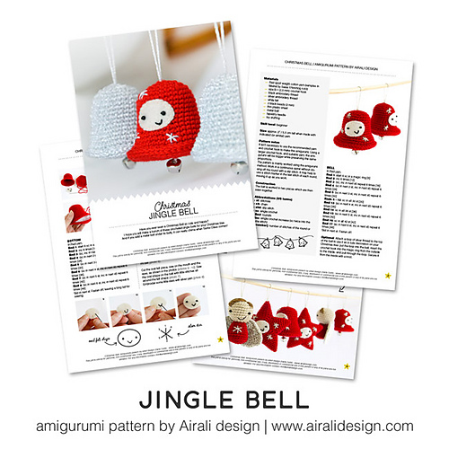 Ravelry: Jingle Bells pattern by Ilaria Caliri (aka airali)