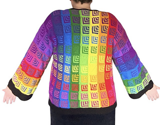 Ravelry: Mitred Rainbow kimono pattern by Imogen hobbs