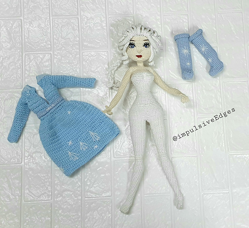Ravelry: Queen Elsie the Ice Bender pattern by Eman ahmed