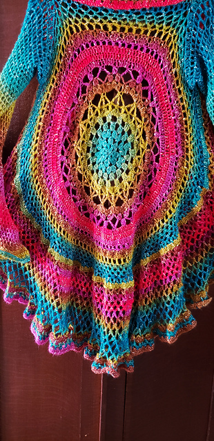 Ravelry: InTheBagCrochet's Lotus Mandala Duster 2.0