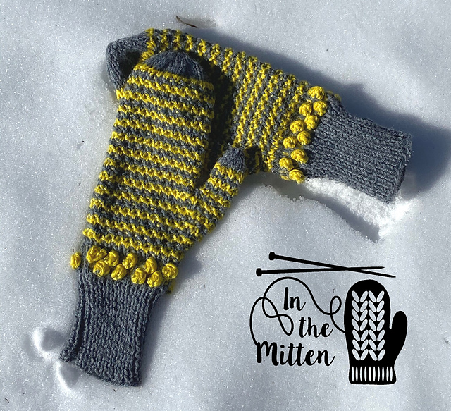 Ravelry: Hobnail Mittens pattern by Ann Szwarc