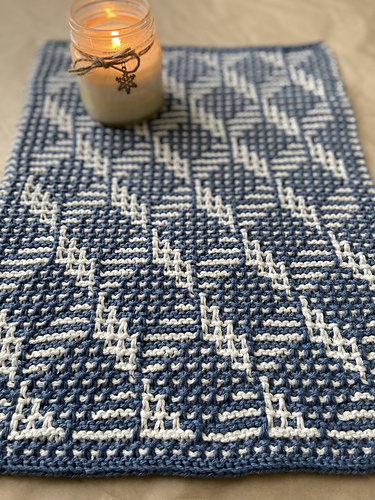 Ravelry: Tumbling Blocks Towel pattern by Amy Marie