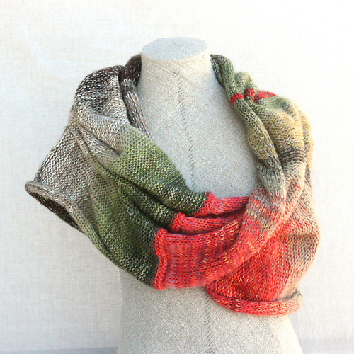 Ravelry: Wrapture rag shawl pattern by Inese Iris Liepina