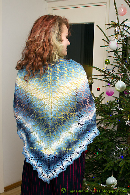 Ravelry: Inga-s' Sallowtail Lace Shawl