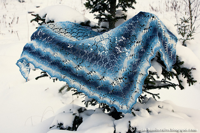 Ravelry: Inga-s' Sallowtail Lace Shawl