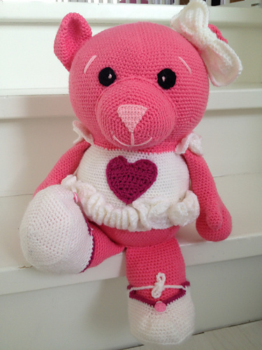 Ravelry: Big Pink Bear pattern by Ingrid Geerings