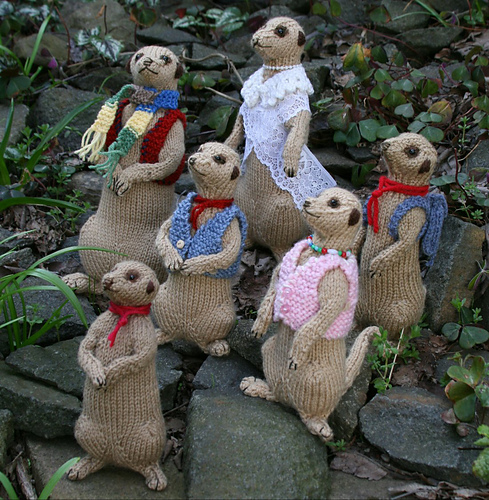 Ravelry: Meerkat Family pattern by Sandra Polley