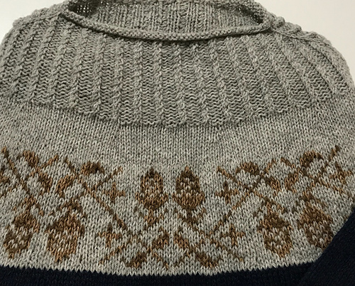 Ravelry: Inkyangel's Acorn Sweater 2021