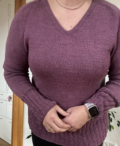 Ravelry: Saba Pullover pattern by Christina Körber-Reith