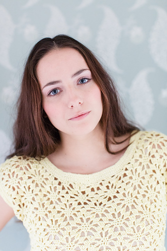 Ravelry: Pineapple lace top pattern by Wendy Yarns