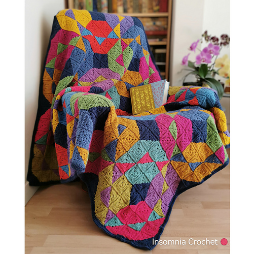 Ravelry: Olivia Blanket pattern by Kaz - Insomnia Crochet