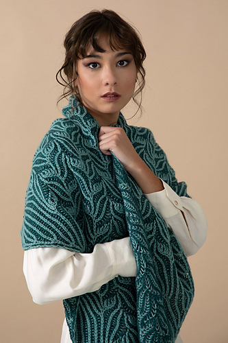 Ravelry: Ramate Wrap pattern by Caroline Sommerfeld