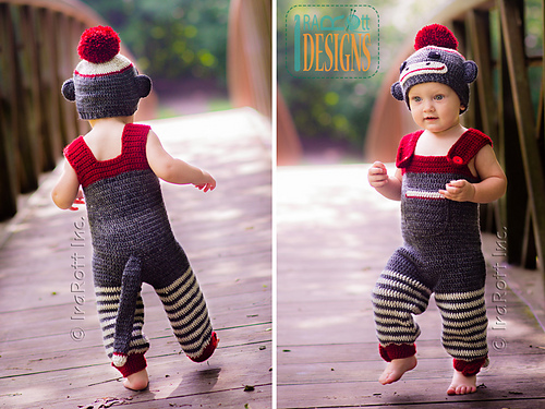 Ravelry: Spunky Sock Monkey Costume pattern by Ira Rott