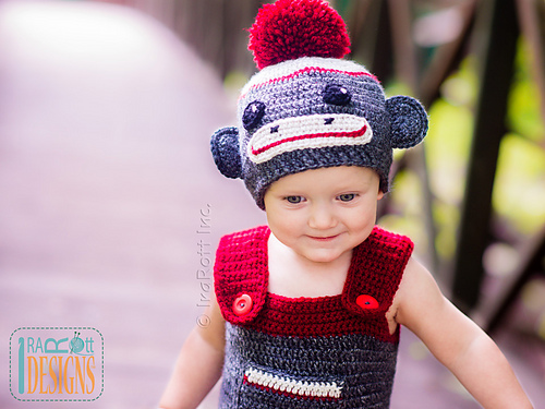 Ravelry: Spunky Sock Monkey Costume pattern by Ira Rott