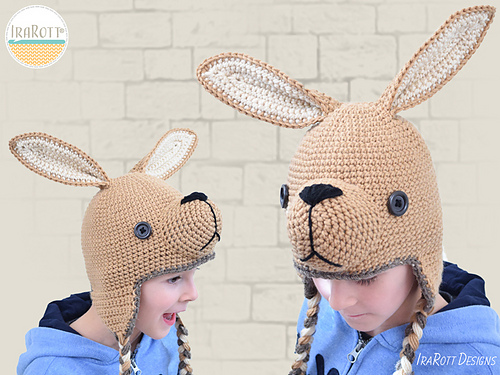 Ravelry: Kangaroo Joey Hat pattern by Ira Rott