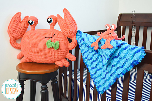 Ravelry: Cranky The Crab Pillow pattern by Ira Rott