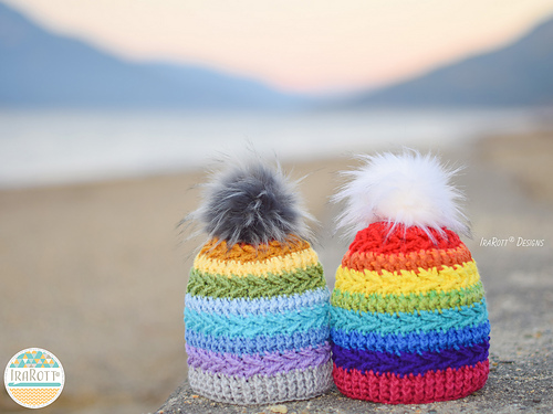 Ravelry: The Textured Mountain Hat pattern by Ira Rott