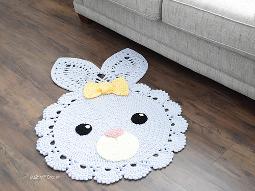 Ravelry: Sunny The Playful Bunny Rug pattern by Ira Rott
