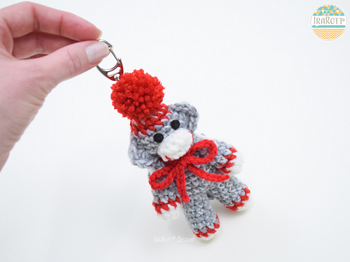 Ravelry: Spunky The Sock Monkey Keychain pattern by Ira Rott