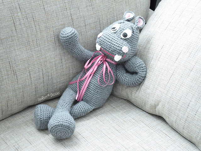 Ravelry: Happy Hippo The Hippopotamus Amigurumi pattern by Ira Rott