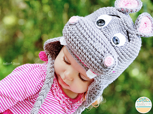 Ravelry: Happy Hippo The Hippopotamus Hat pattern by Ira Rott