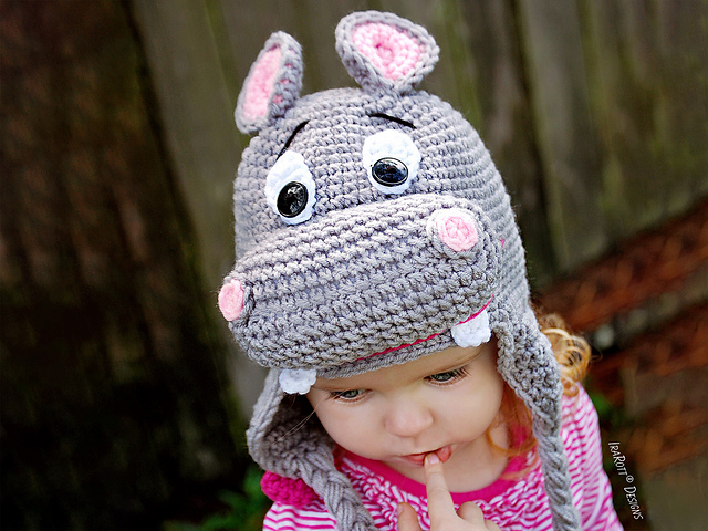Ravelry: Happy Hippo The Hippopotamus Hat pattern by Ira Rott