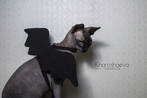 Ravelry: Halloween costume for cat pattern by Irina Khoroshaeva