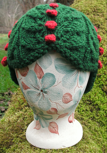 Ravelry: Christmas Berry Cap pattern by Jane Irish Nelson
