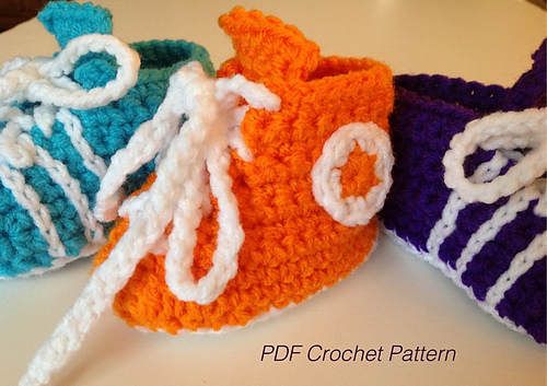 Ravelry: Soccer cleats/Running Shoes Crochet Pattern pattern by Irish ...