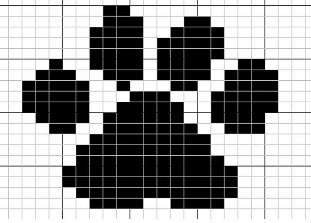 Ravelry: Dog Paw for Dog Lovers pattern by Iryth Ferrandino