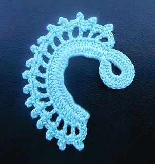 Ravelry: Isabelle56's Motif 2 : Half Scroll